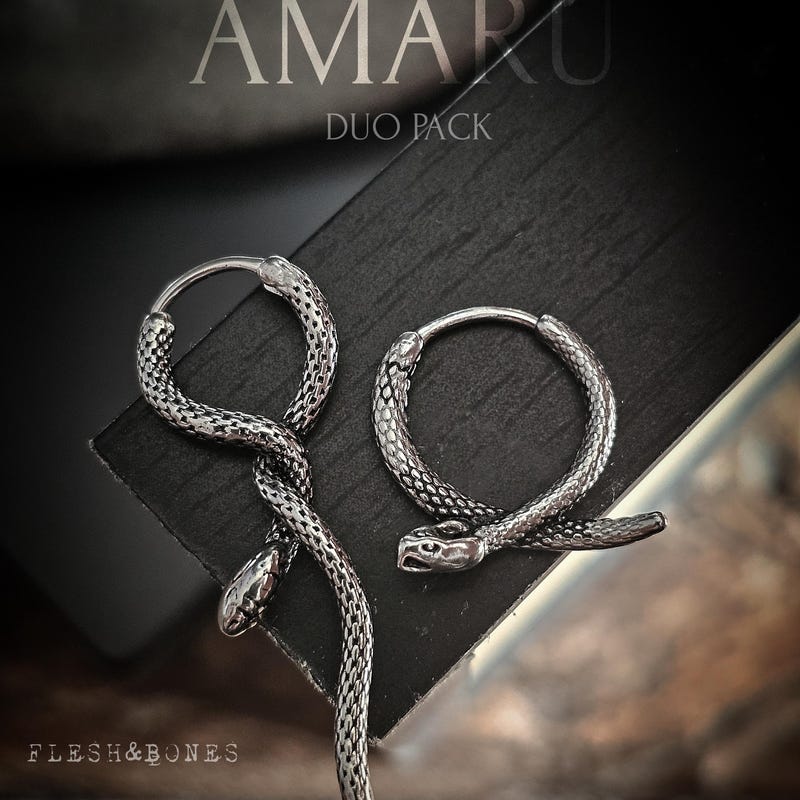 Ouroboros Earring - Etsy