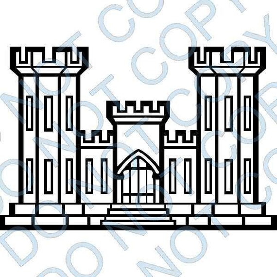Army Corps Of Engineers Castle Logo
