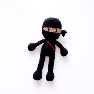 Crochet Ninja Doll: Handmade Plush Toy Made in Different Colors - Etsy