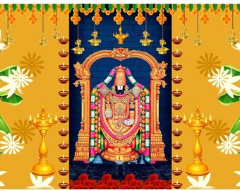Lord Shiv Parivar Design Backdrop Curtain for Decoration Backdrop Cloth ...