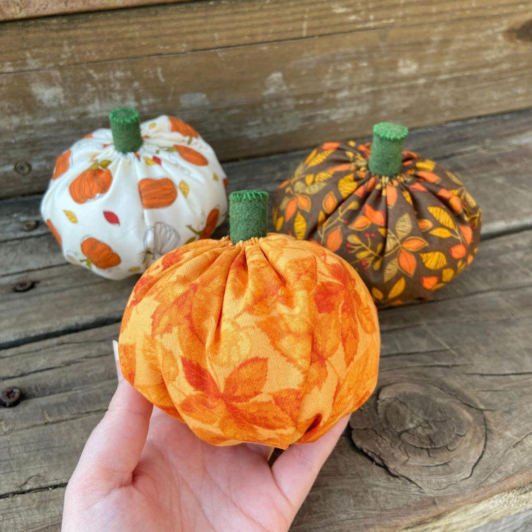 Fabric Pumpkin PDF Pattern, Pumpkin Pattern, PDF Sewing Pattern, Fabric ...