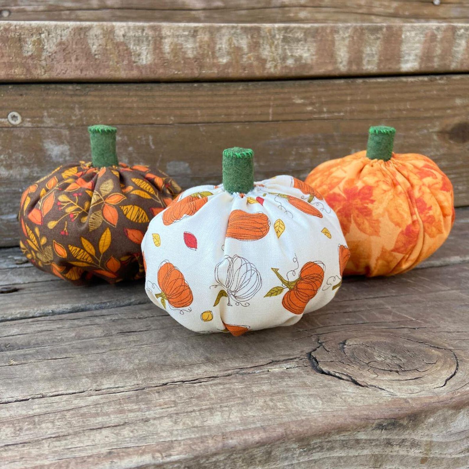 Fabric Pumpkin PDF Pattern, Pumpkin Pattern, PDF Sewing Pattern, Fabric ...
