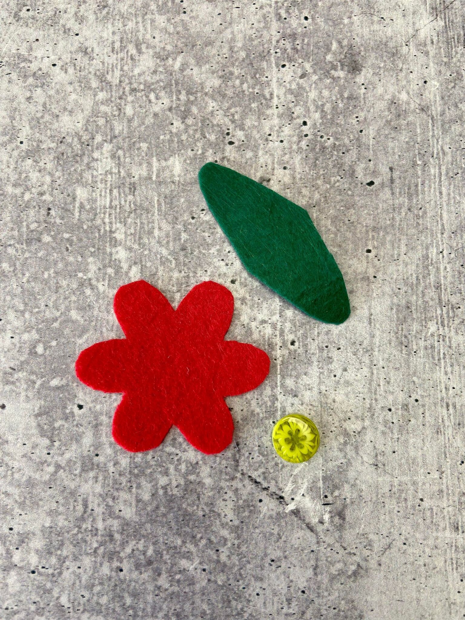 Easy No Sew Felt Flowers PDF Pattern, No Sew Flowers Pattern, Felt ...