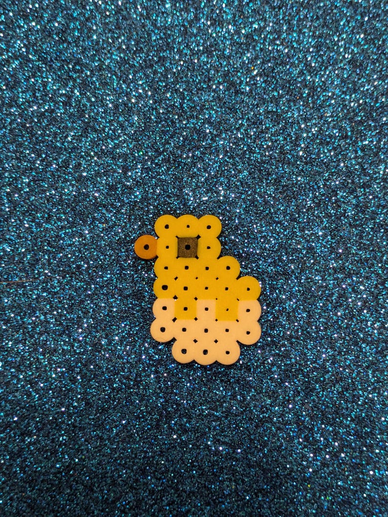 Chick Croc Charm- Perler Can Be Made Into Kandi! - Etsy