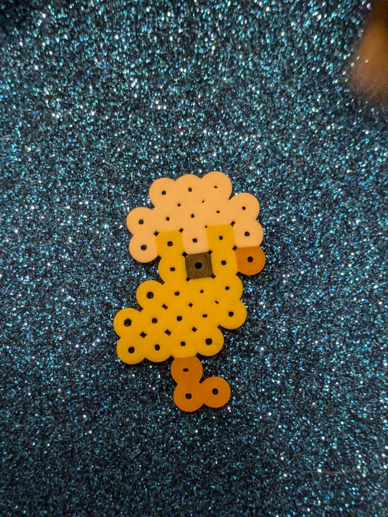 Chick Croc Charm- Perler Can Be Made Into Kandi! - Etsy