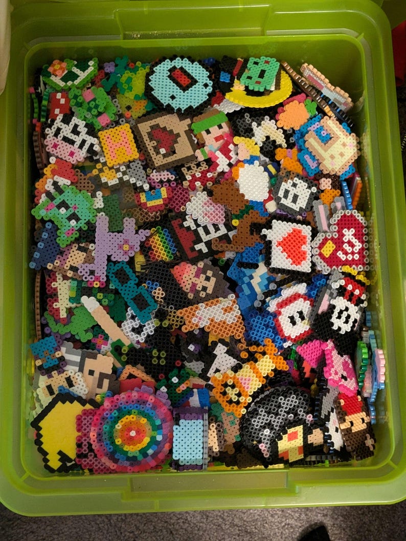 Over 1000+ Random Assortment of Perler Beads. JUST RESTOCKED!!!!! Ready ...