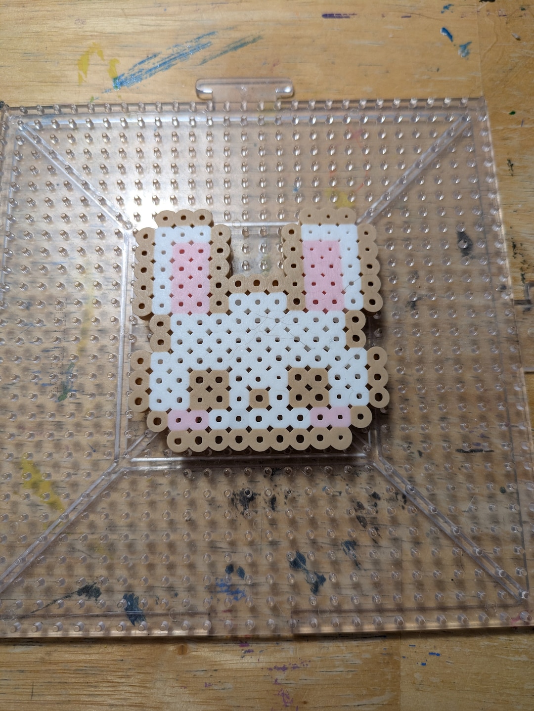 Mini Bunny - Perler, Keychain, Magent, Earrings - Etsy