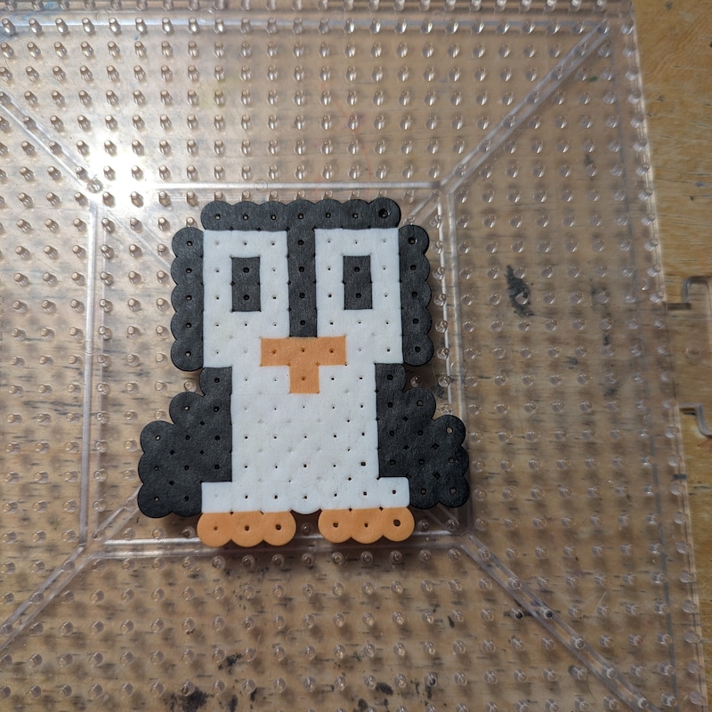 Penguin Perler Bead - Etsy