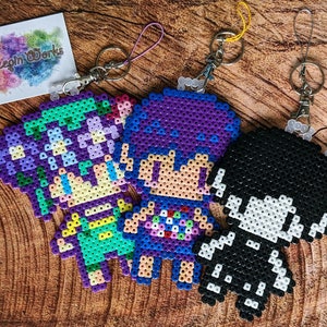 Omori (DREAM / HEADSPACE) Characters From Perler Beads, Perler Videogames, Aubrey, Kel, Hero ...
