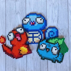 Derp Pokémon Made From Iron Beads, Perler Nintendo Videogames Bulbasaur ...