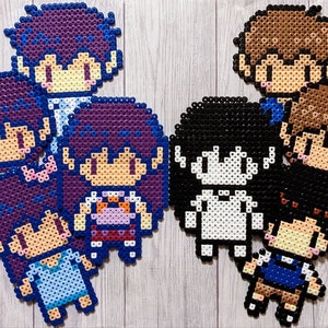 Omori (DREAM / HEADSPACE) Characters From Perler Beads, Perler Videogames, Aubrey, Kel, Hero ...
