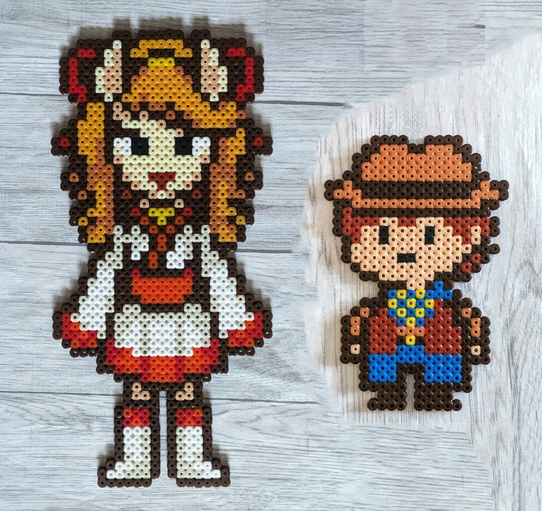 UNDERTALE Yellow Clover Ceroba Ketsukane / Made Out of HAMA Beads - Etsy