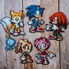 Sonic the Hedgehog - Shadow Perler Bead Magnet - Etsy Canada
