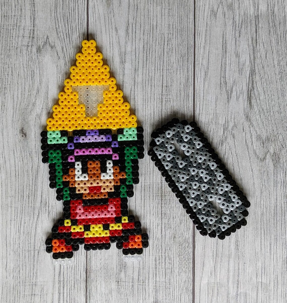 Link Mit Triforce Aus Bügelperlen, Zelda, A Link to the Past, Perler ...