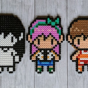 Omori REAL Characters From Perler Beads, Perler Videogames, Audrey, Kel ...
