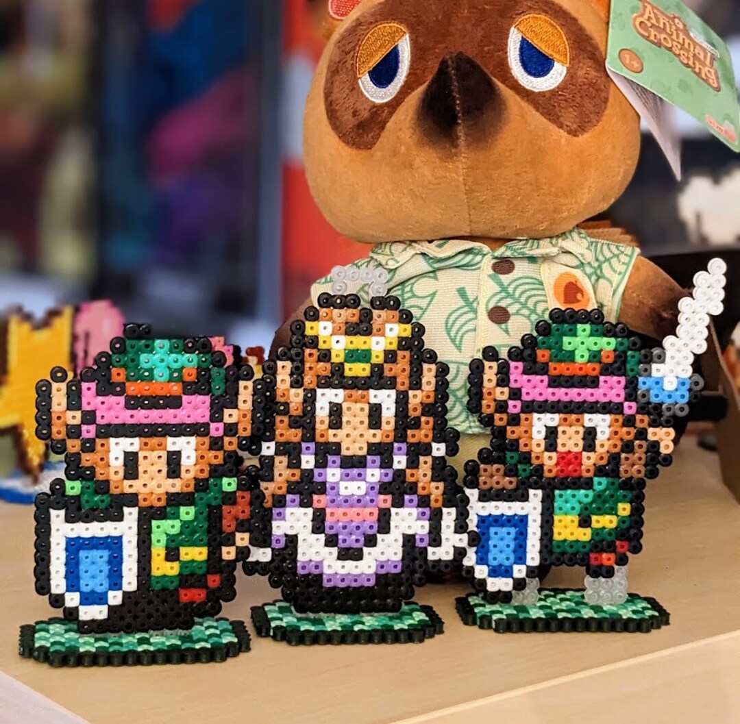 Zelda A Link to the Past Characters Made From Iron Beads, Perler ...
