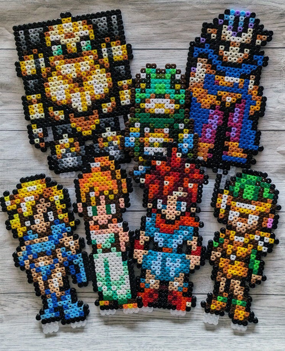Chrono Trigger Characters From Fuse Beads, Nintendo, SNES ...
