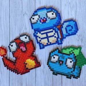 Derp Pokémon Made From Iron Beads, Perler Nintendo Videogames Bulbasaur ...