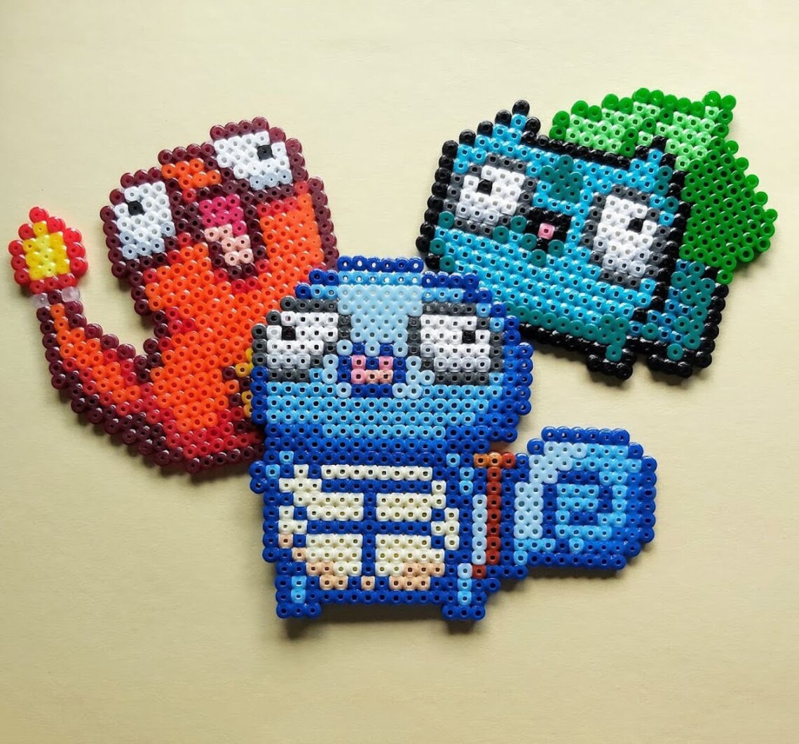 Derp Pokémon aus Bügelperlen Perler Nintendo Videogames | Etsy