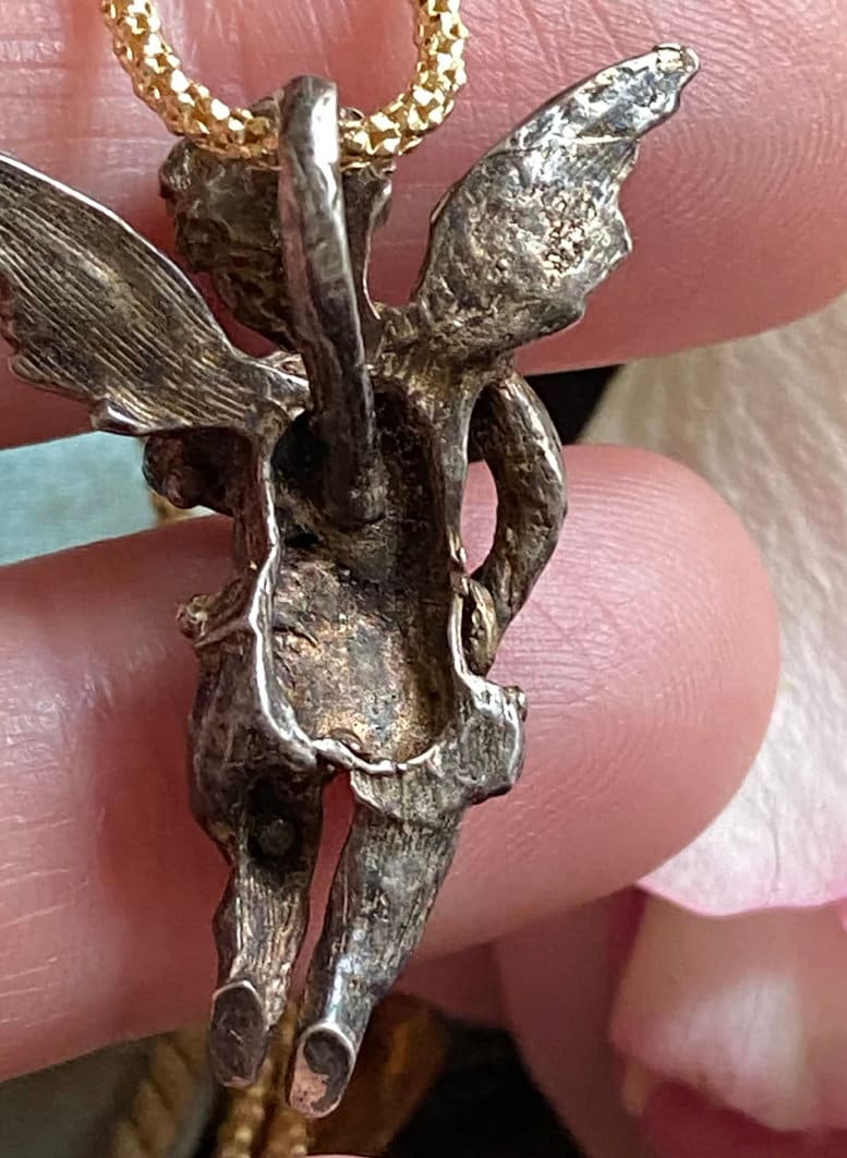 Vintage Cherub Pendant - Etsy