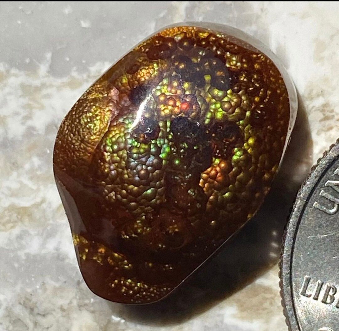 Head of the Fire Snake Botryoidal Mexican Fire Agate - Etsy