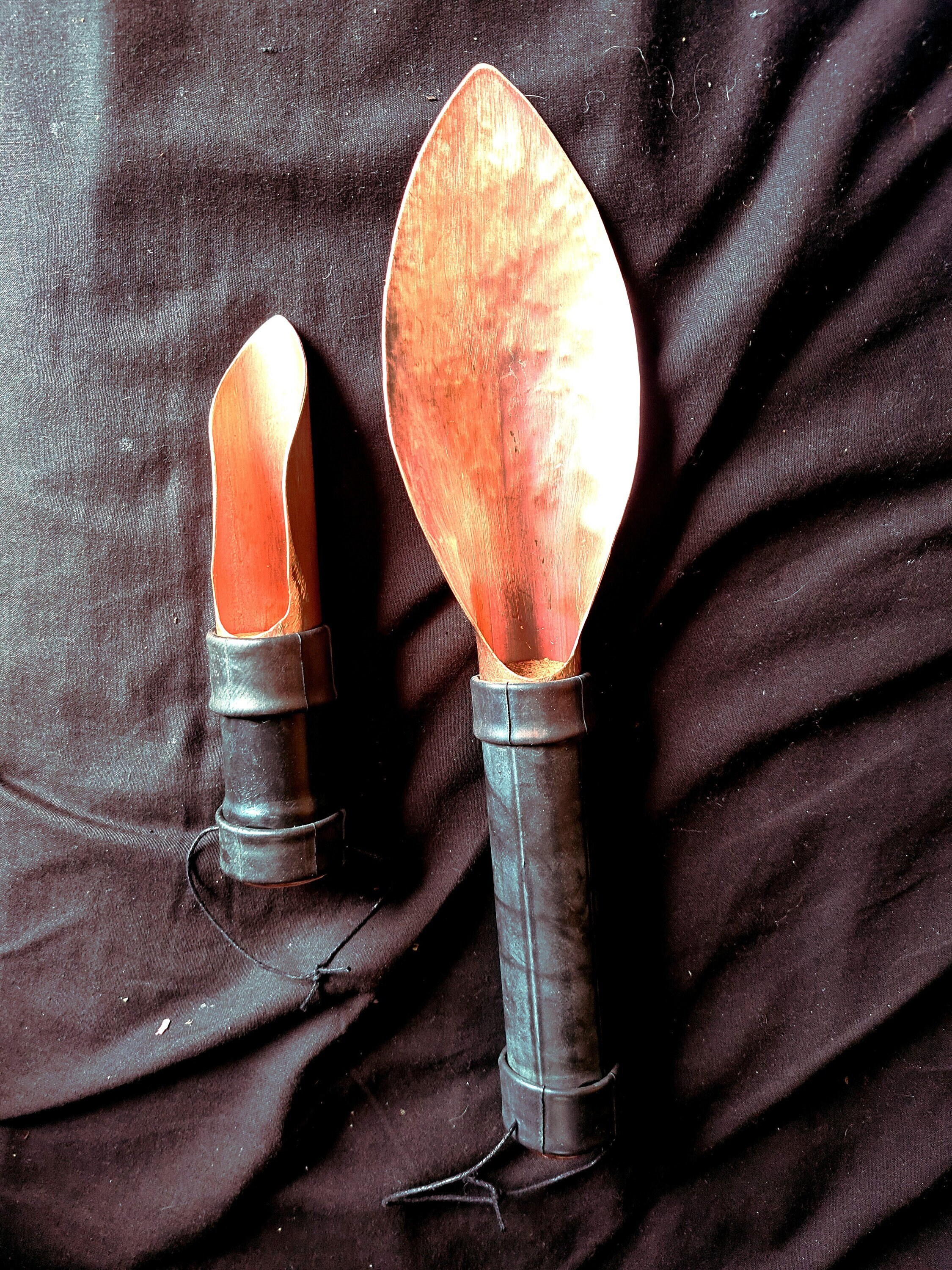 Copper Trowel Set 2 Pure Copper Trowels Small and Normal Size, for ...