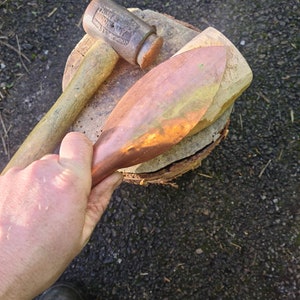 Pure Copper Trowel - Finn's Tools - Etsy