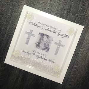 Personalised Christening Frame, Personalised Christening Gift ...