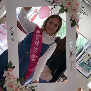 Personalised Floral Selfie Frame - Etsy