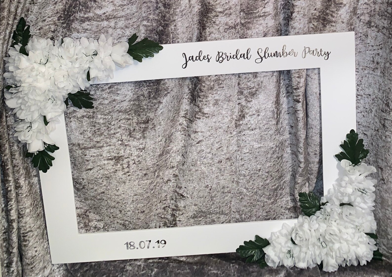 Personalised Floral Selfie Frame | Etsy