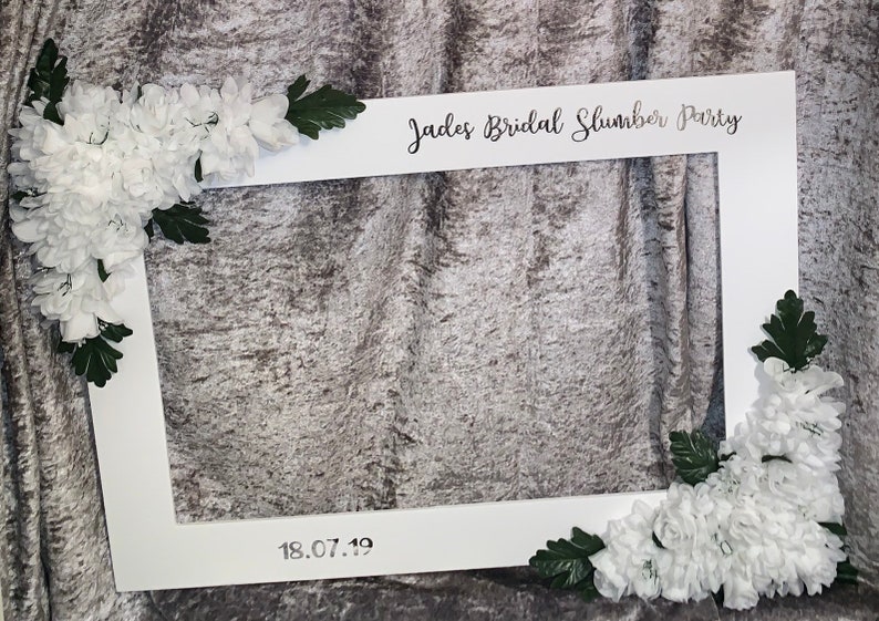 Personalised Floral Selfie Frame | Etsy