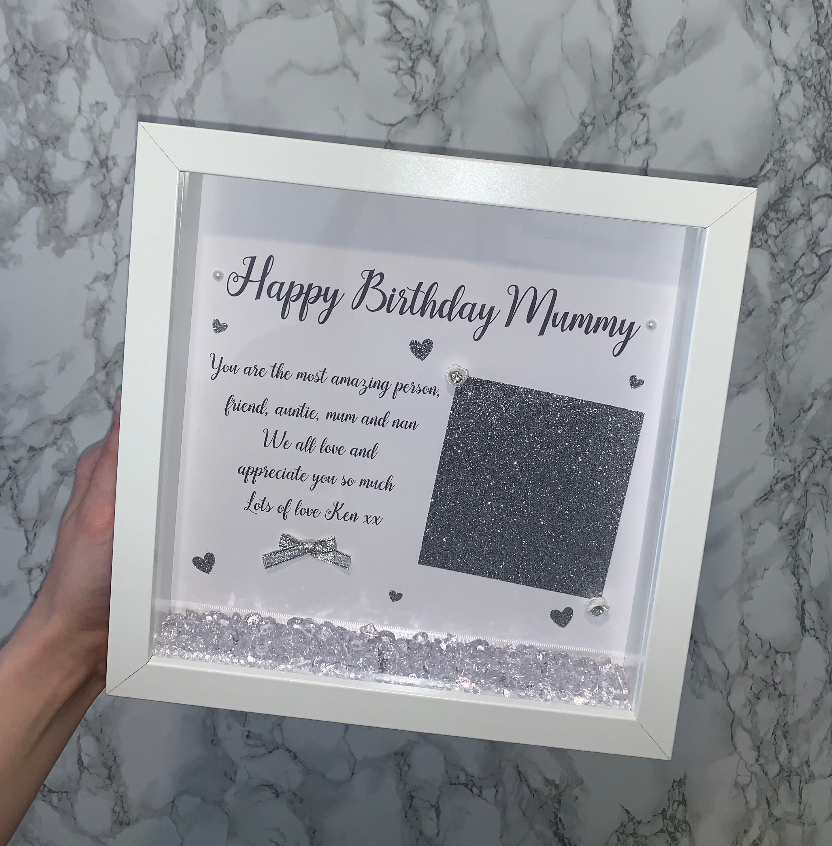 Happy Birthday Mothers Day Happy Birthday Birthday Frame | Etsy