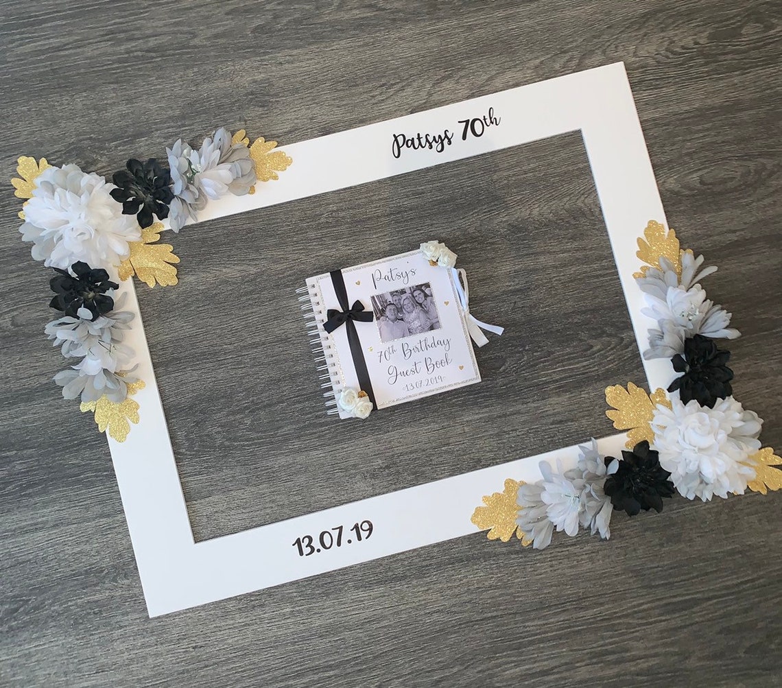 Personalised Floral Selfie Frame | Etsy