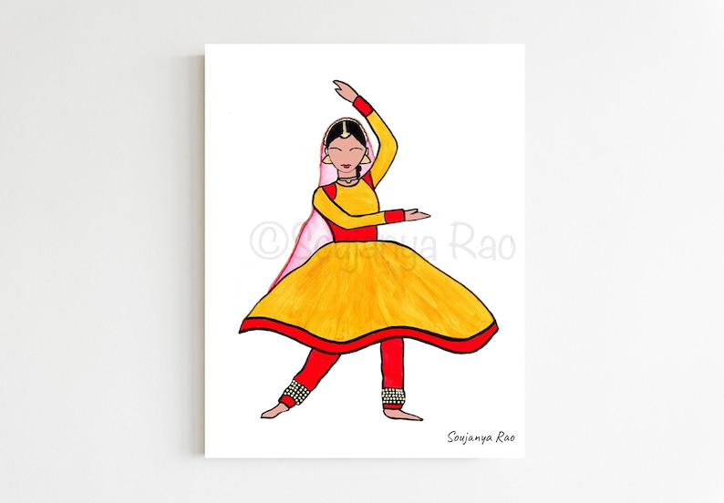Kathak Art Kathak Kathak Dancer Print Indian Dance Indian - Etsy