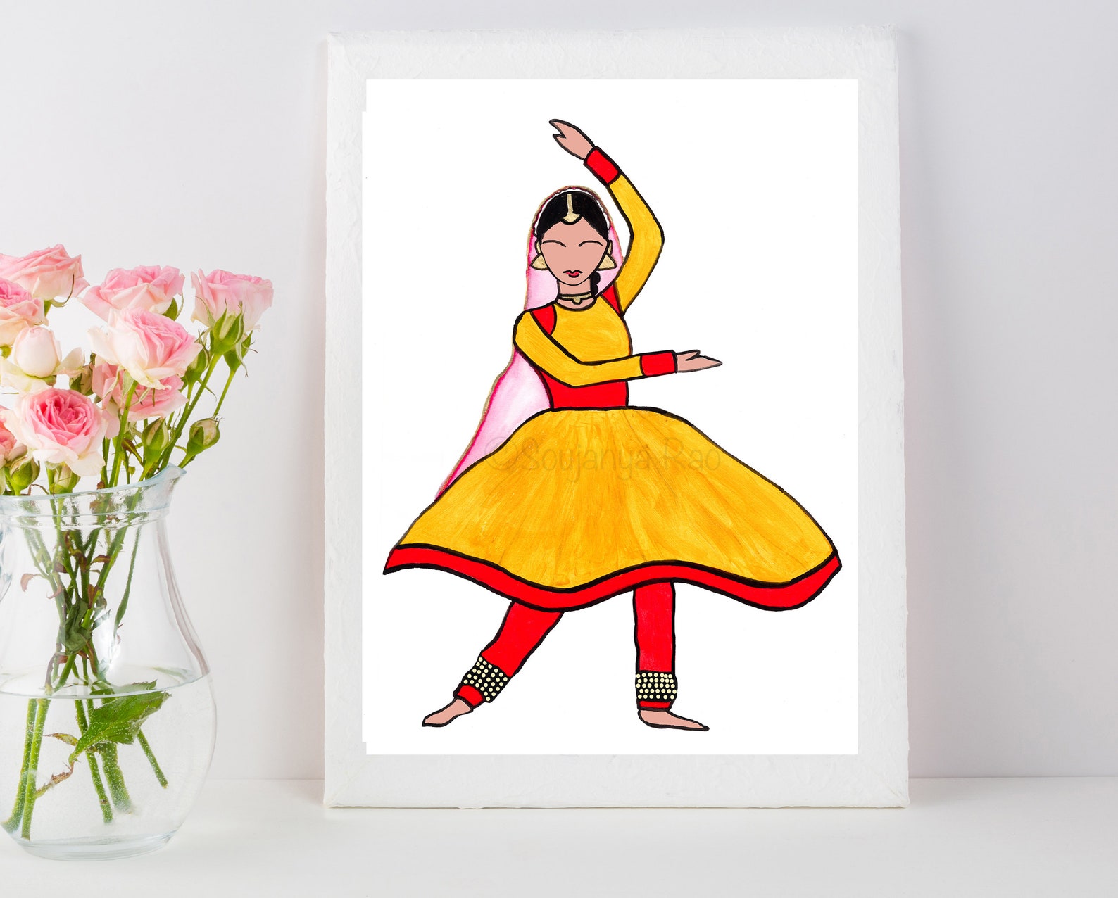 Kathak Art Kathak Kathak Dancer Print Indian Dance Indian | Etsy