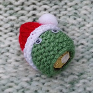 PDF KNITTING PATTERN Santa Sprout Ferrero Rocher Cover, Christmas ...