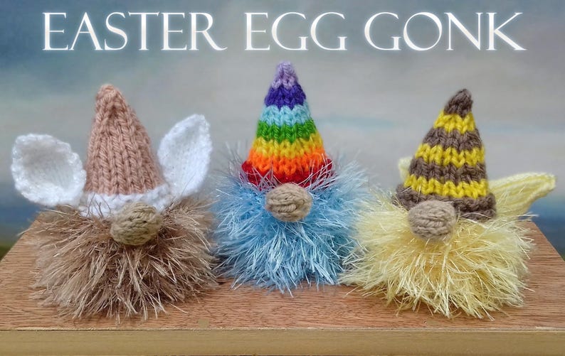 PDF KNITTING PATTERN Easter Egg Gonk Gnomes Creme Egg Covers, Easter ...