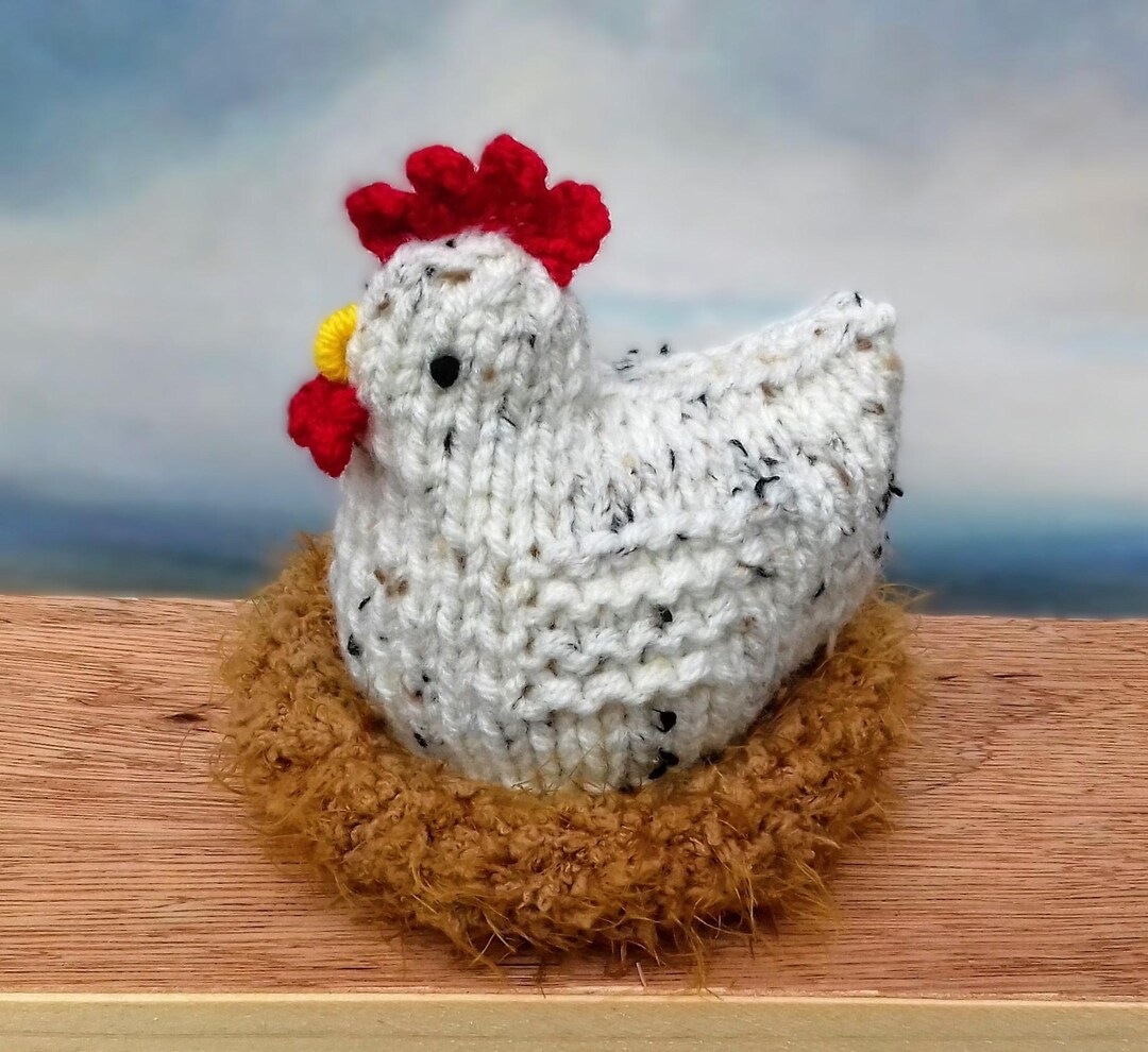 PDF KNITTING PATTERN Spring Chicken & Nest Chocolate Orange Cover ...