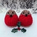 PDF KNITTING PATTERN Christmas Robins Ferrero Rocher Cover, Christmas ...