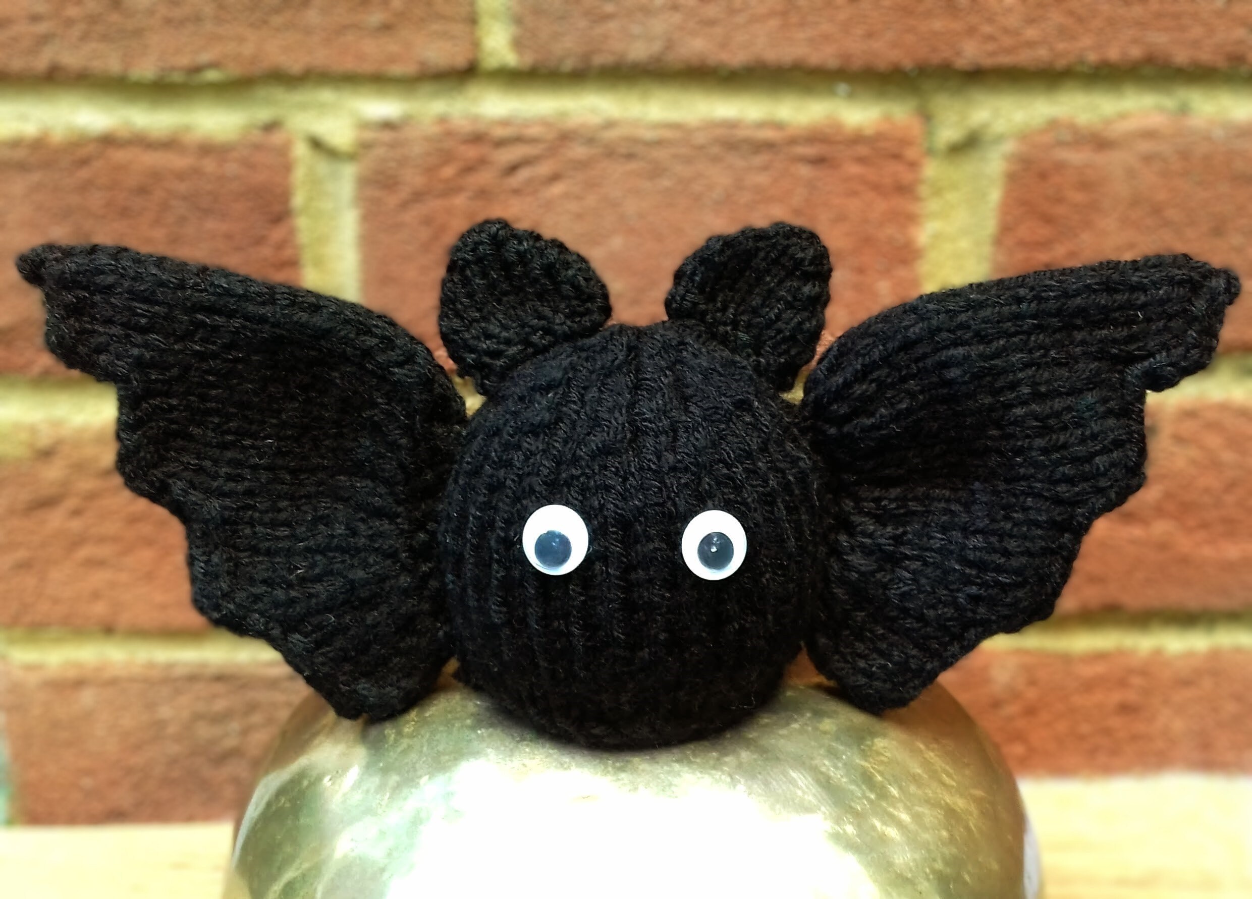 PDF KNITTING PATTERN Halloween Bat Chocolate Orange Cover, Halloween ...