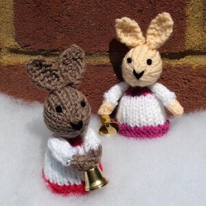 Choir Bunny Ferrero Rocher Cover Knitting Pattern, Christmas Knitting ...