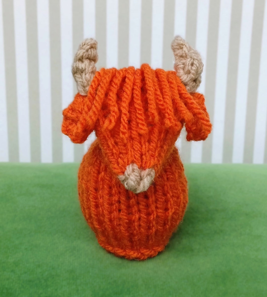 PDF KNITTING PATTERN Highland Cow Creme Egg Cover, Mother's Day ...