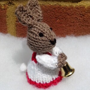 Choir Bunny Ferrero Rocher Cover Knitting Pattern, Christmas Knitting ...