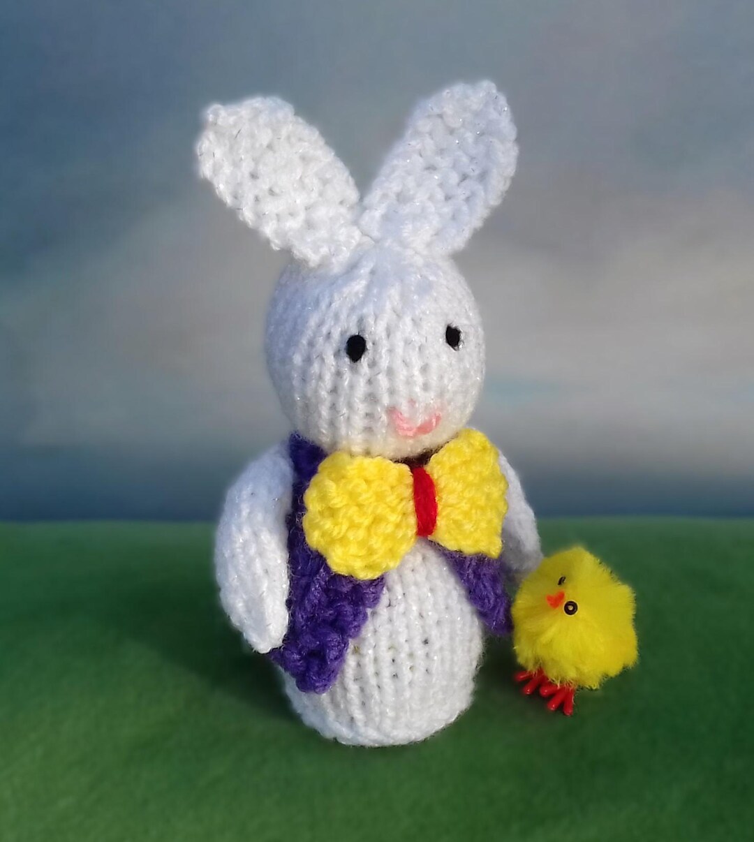 PDF KNITTING PATTERN Easter Bunny Creme Egg Cover, Easter Knitting ...