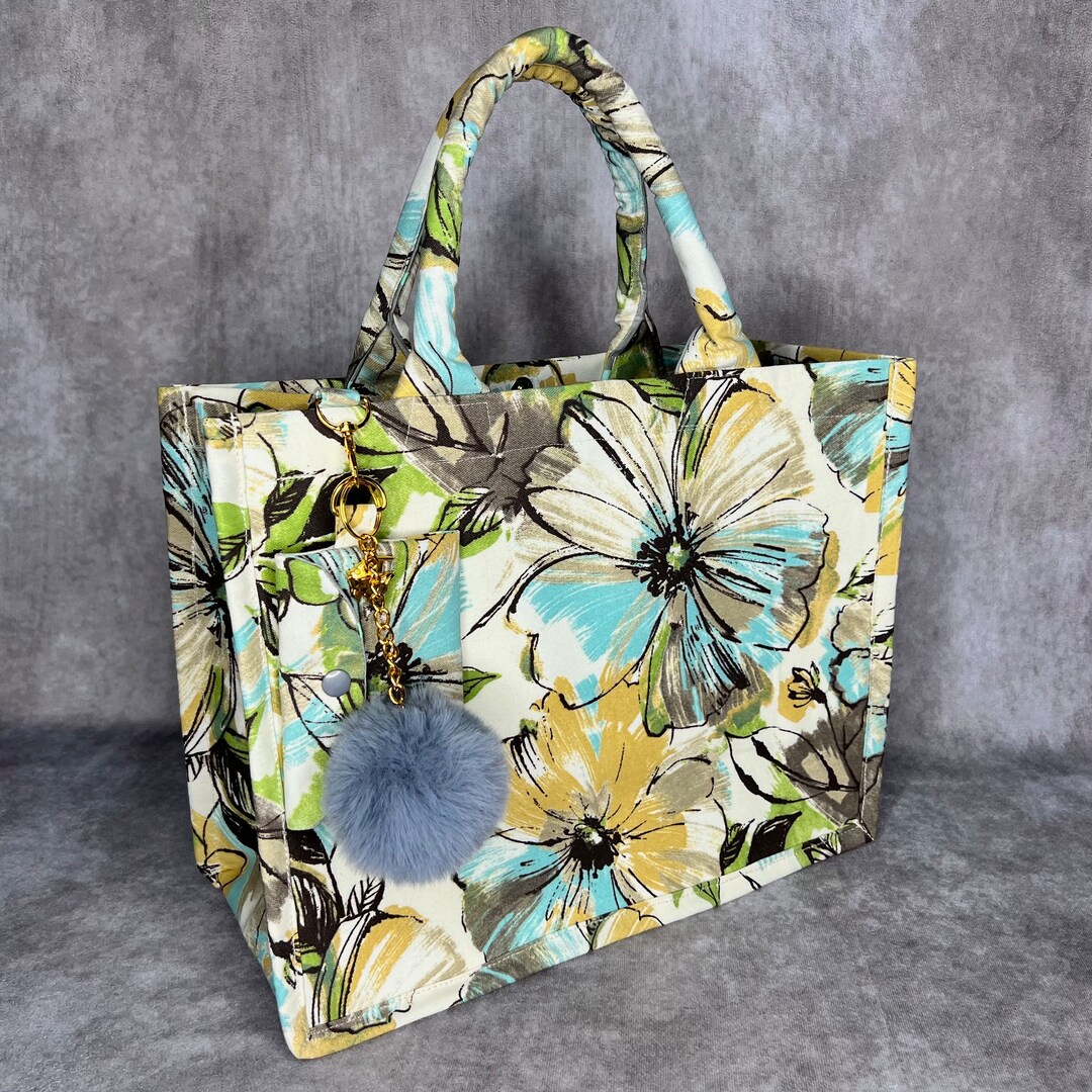 IRIS Spring Tote Bag Tote Bag Cotton Tote Bag Polyester Tote Bag Trendy ...