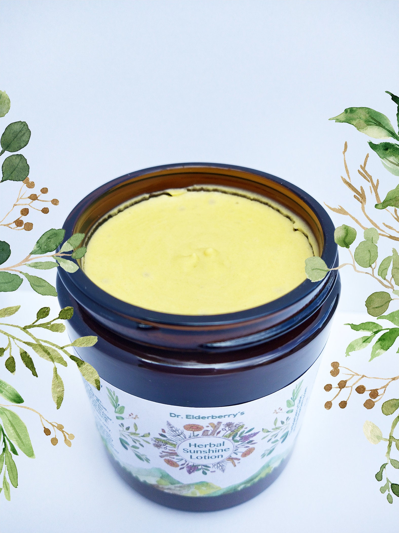 Herbal Sunshine Lotion Wild-harvested for Full Body Skin - Etsy