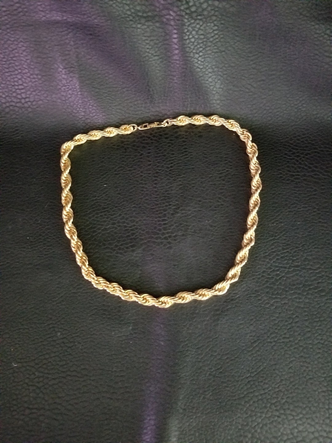 Vintage 1980's Napier Gold Tone Twisted Rope Chain, Pat . 4.774.743 - Etsy