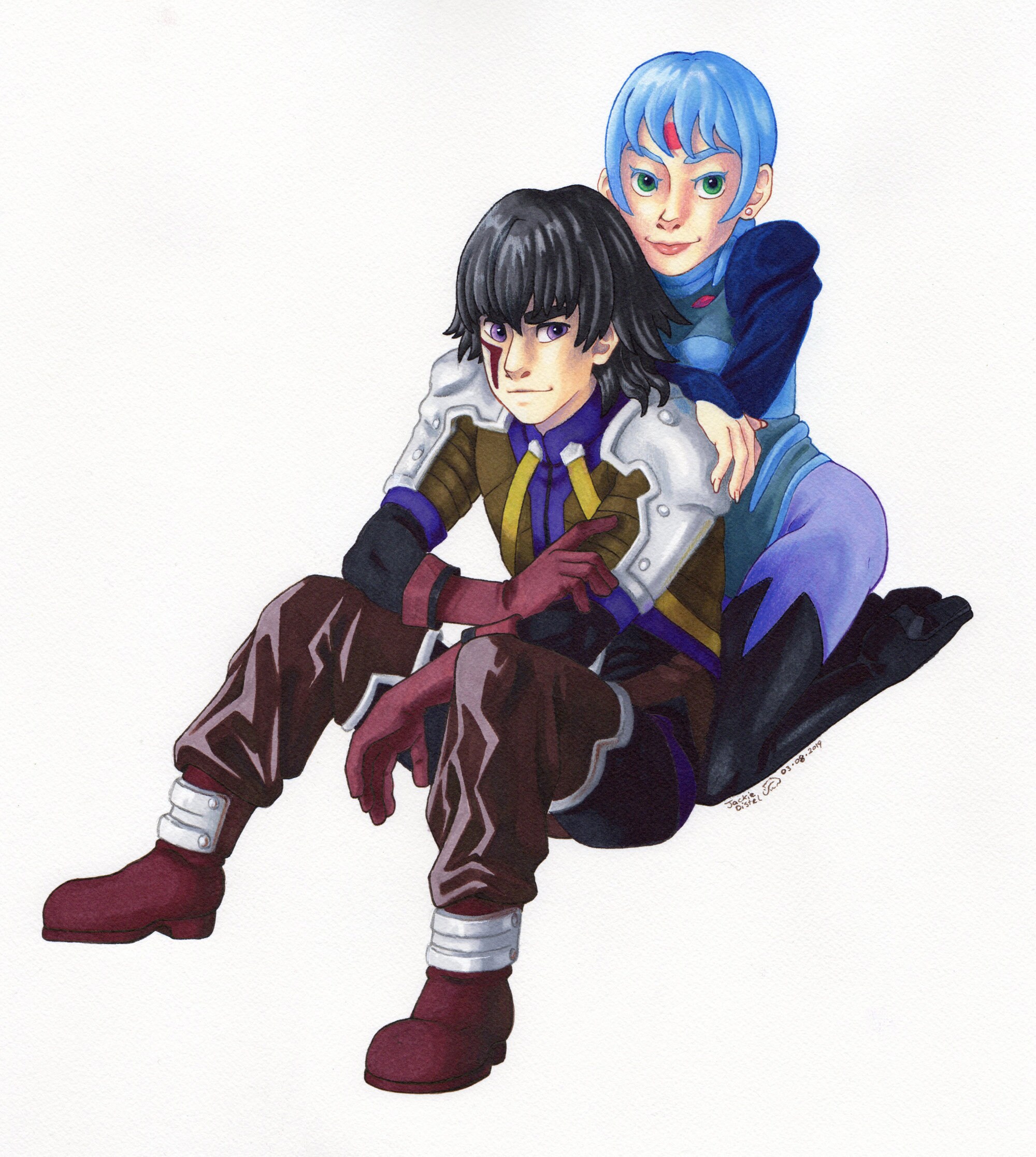 Zoids: Gaurdian Force Raven and Reese Illustration - Etsy