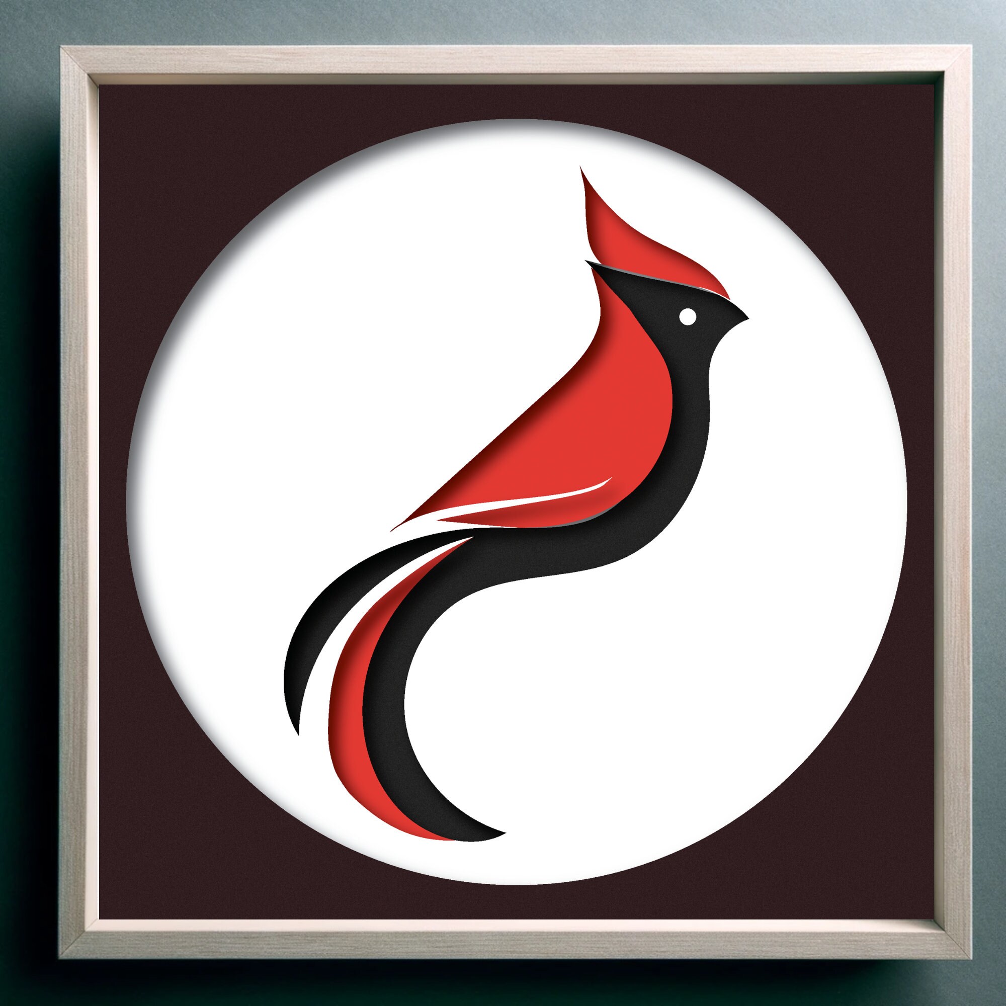 Memorial Cardinals Shadow Box SVG / Memorial Shadow Box/ Memorial 3D ...