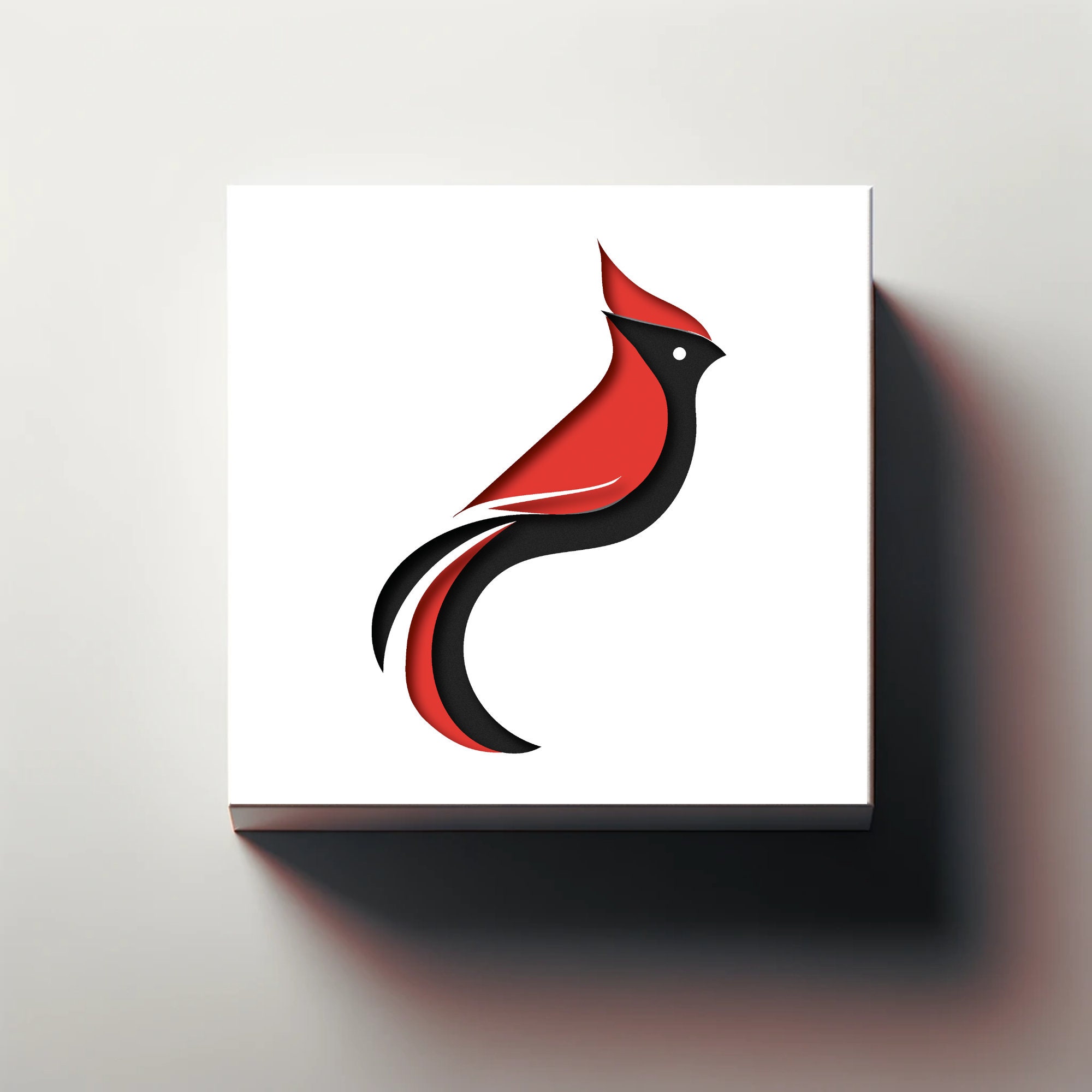 Memorial Cardinals Shadow Box SVG / Memorial Shadow Box/ Memorial 3D ...
